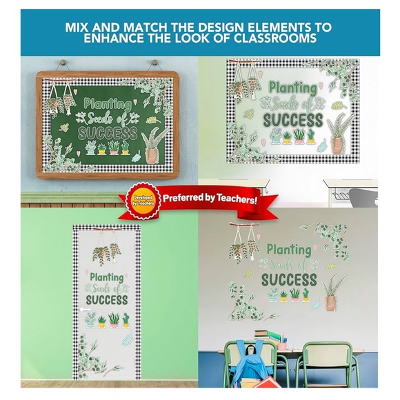 Decorably 62 Pcs Cutouts, | Office | Decorably 62 Pcs Cutoutsplanting ...